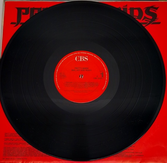 PRETTY MAIDS RED, HOT AND HEAWY - L.P #141 | eBay.de