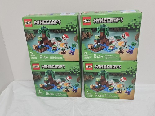 Lot Of 4- Lego Minecraft Swamp Adventure 65 Pc Each New Factory Sealed ...