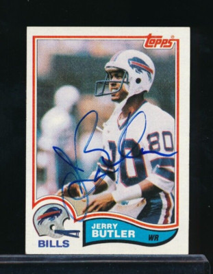 1982 Topps Jerry Butler #24 signed auto autograph blue sharpie tough | eBay
