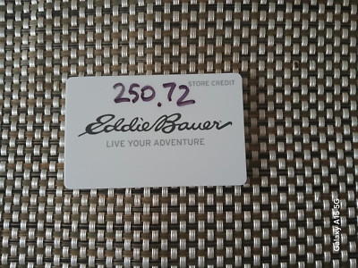 $250.72 Eddie Bauer Store Credit Gift card | eBay