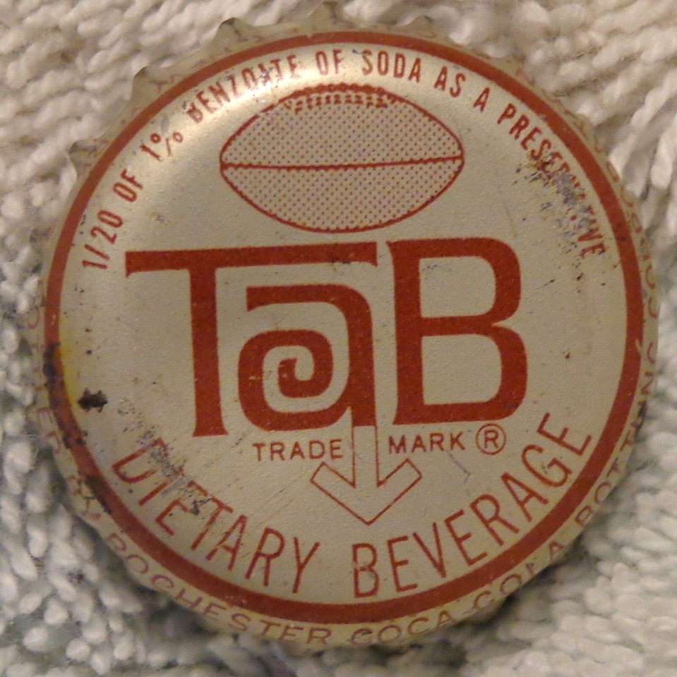 1966 NFL Coke - Tab Giants Bottle Cap - Steve Thurlow - Stanford alumni ...