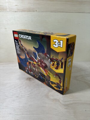 LEGO 31102 Creater Fire Dragon 3 in 1 234pcs New Sealed Ship fast ...