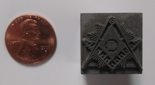 FREEMASON METAL TYPESET STAMP VINTAGE | eBay