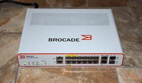 Brocade ICX6450-C12-PD Communications 12-Port Managed Switch | eBay