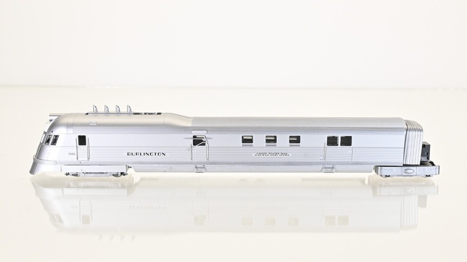 Con-Cor Pioneer Burlington Zephyr 3 Car set DCC HO scale | eBay