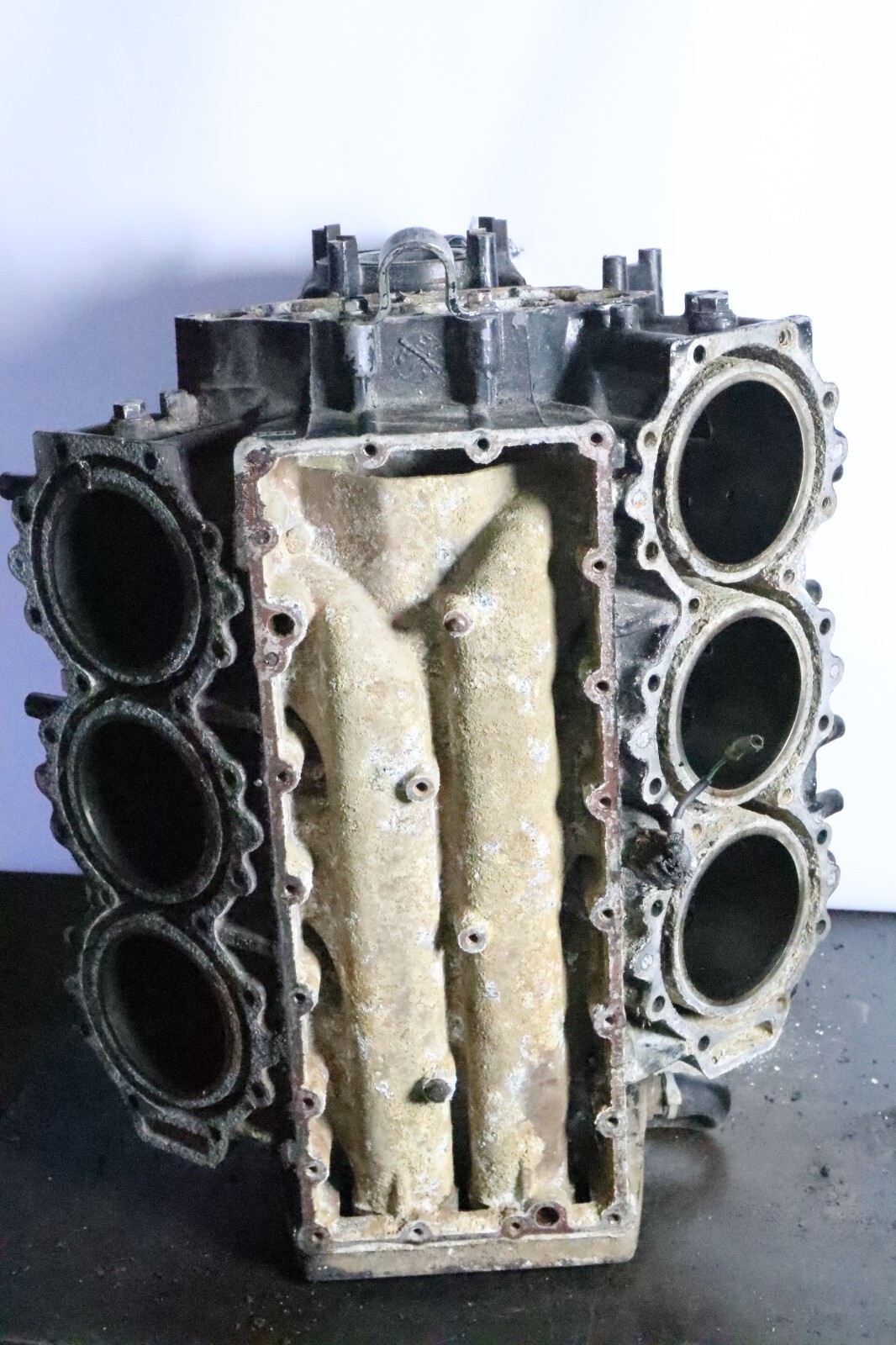 Yamaha OX66 200 225 250 hp Saltwater series 2 outboard crankcase block ...