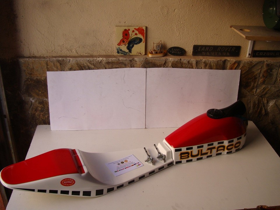 BULTACO ASTRO GAS TANK N FENDER BODY PART NEW ASTRO GAS TANK NEW ...