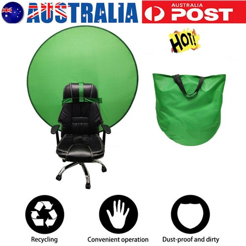 75-142CM Large Pop-up Green Screen Round Background Chair Twitch ...