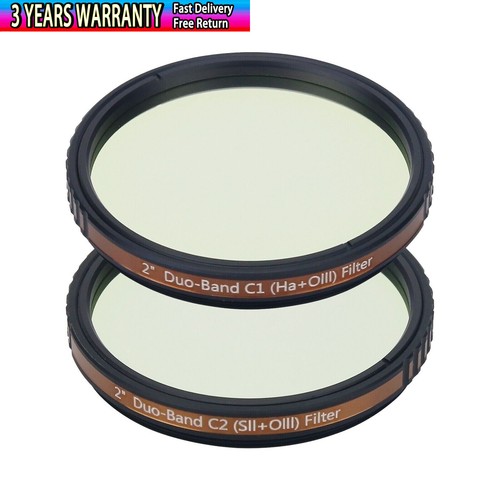 Askar 2"Dual Band Pass Filter C1(Ha+OIII) + C2(SII+OIII) for Mono ...