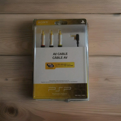 PSP Sony Component AV Cable (PSP-2000/3000 Series) Yellow Box Version ...