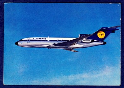 UNPOSTED POSTCARD, LUFTHANSA BOEING 727 EUROPA JET | eBay