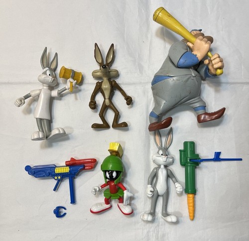 Vintage WB Loony Tunes Marvin Bugs Action Figure Lot Warner Bros Tyco ...