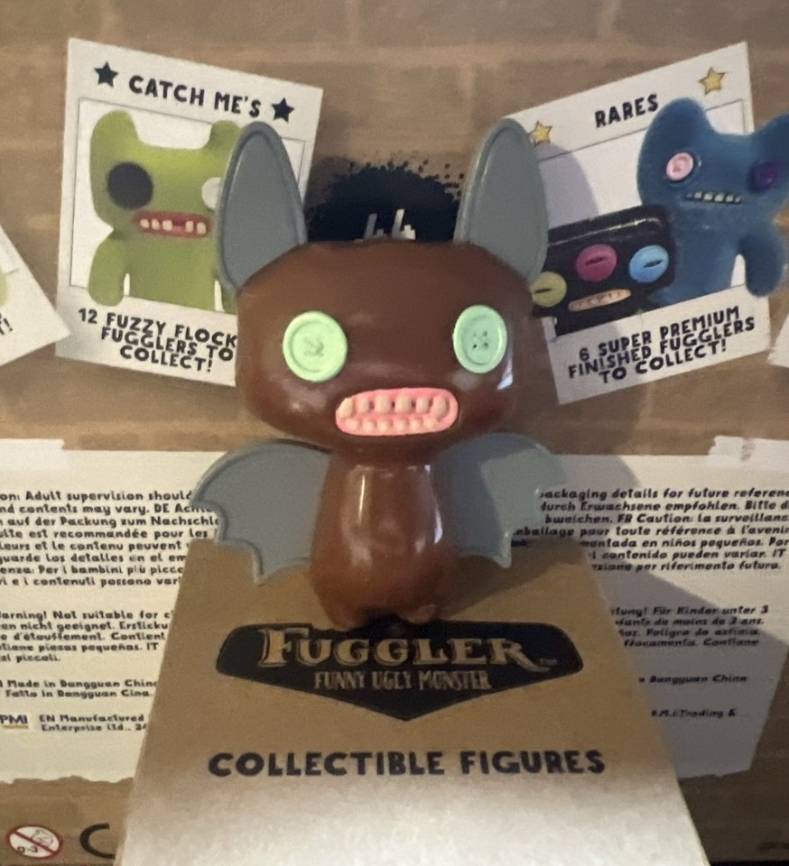 NEW 2025 Fuggler Collectible Figure ULTRA RARE WINGED BAT BROWN VHTF | eBay