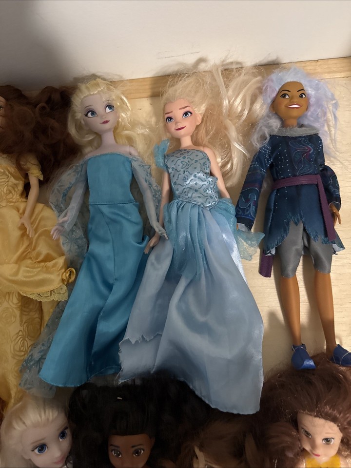 Lot of 16 Disney Princess Dolls NEED TLC | eBay