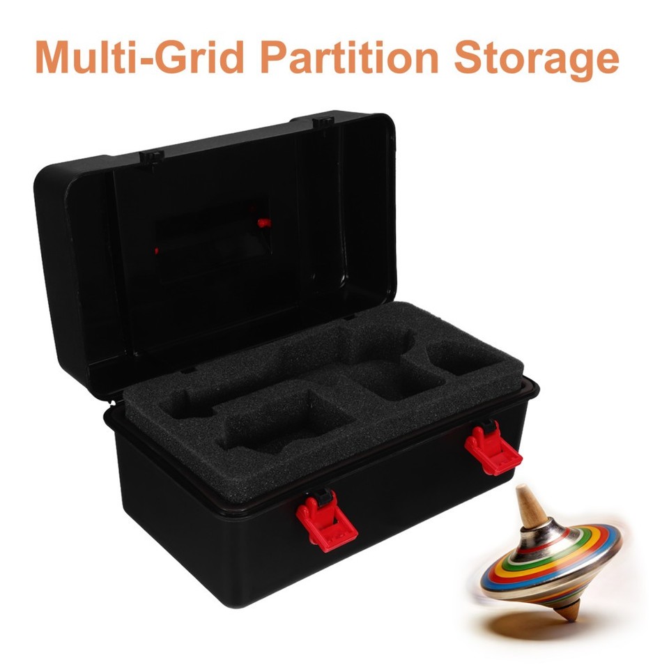 1 Set Gyro Carrying Case with Handle - Battle Plate Organizer Box ...