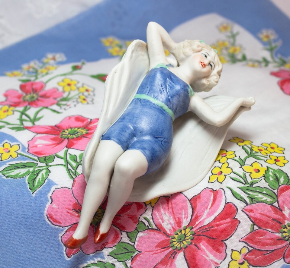 Vintage Porcelain Bathing Beauty Figurine Schafer & Vater Germany | eBay