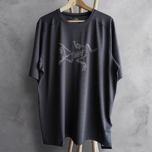 【New with tags】ARC'TERYX Cormac Logo SS Black Heather-Size L-Shipped ...