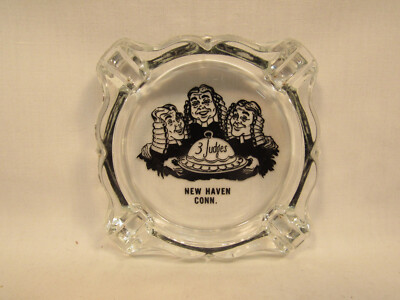 Vintage 3 Three Judges Motel Restaurant New Haven Connecticut Glass ...
