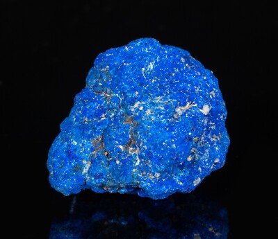 Blue AZURITE Geode crystal 0.45 oz worry chakra stone specimen #8555T ...