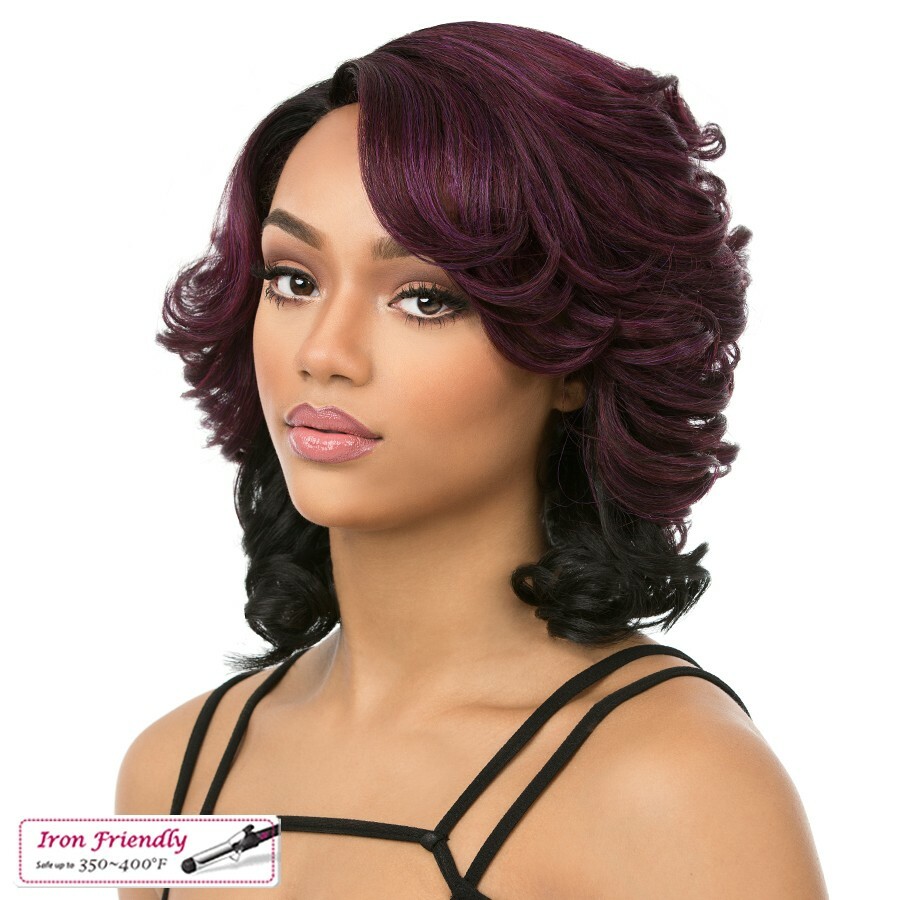 MAGIC - IT'S A WIG SYNTHETIC HAIR FULL WIG SHORT CURLY SIDE PART | eBay
