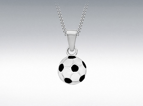 Sterling Silver Football Pendant | eBay