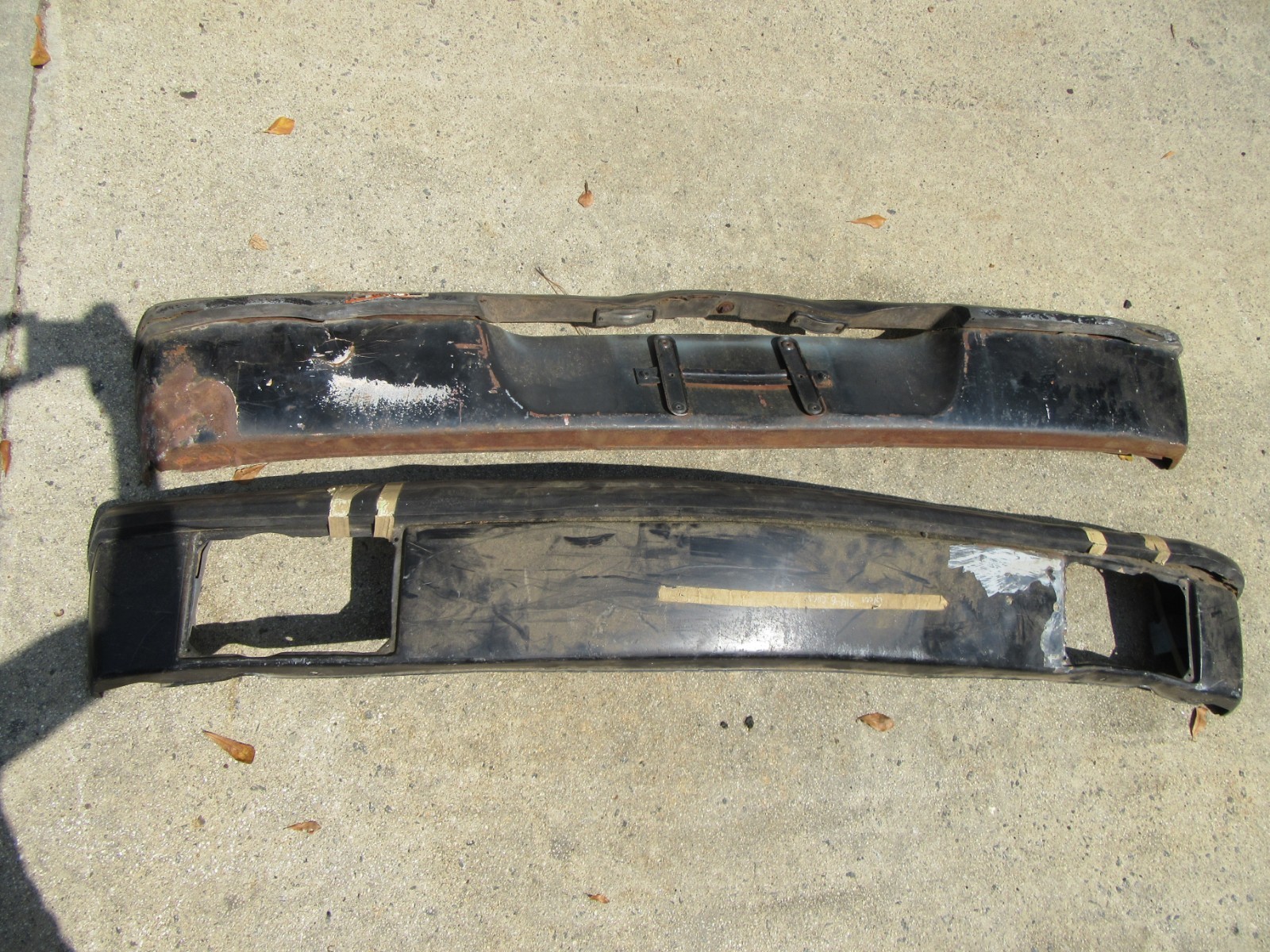 Porsche 914 Front Rear Factory Steel Bumper Set (Set of 2) 914505083S ...