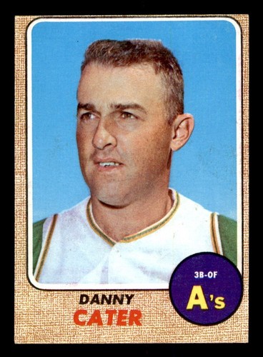 1968 Topps Baseball #535 Danny Cater VG/EX *e2 | eBay