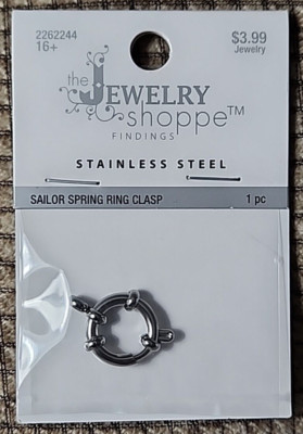 Quality Stainless Steel Sailor Spring Ring Clasp with Hoop New | eBay