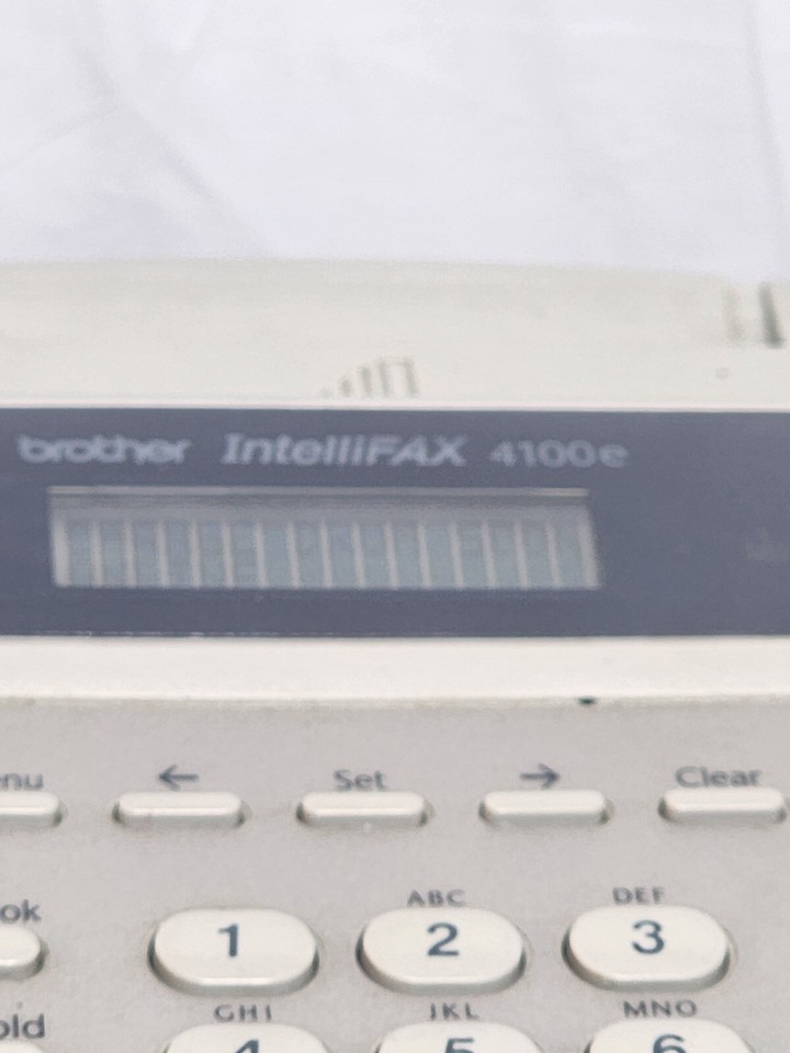 Brother IntelliFax 4100e Laser Fax Printer Copier 12502616399| eBay