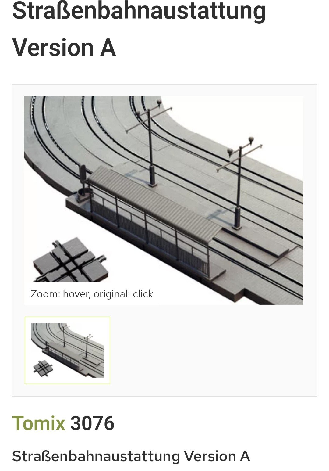 Tomix 3076 Equipo de tranvía versión A | eBay