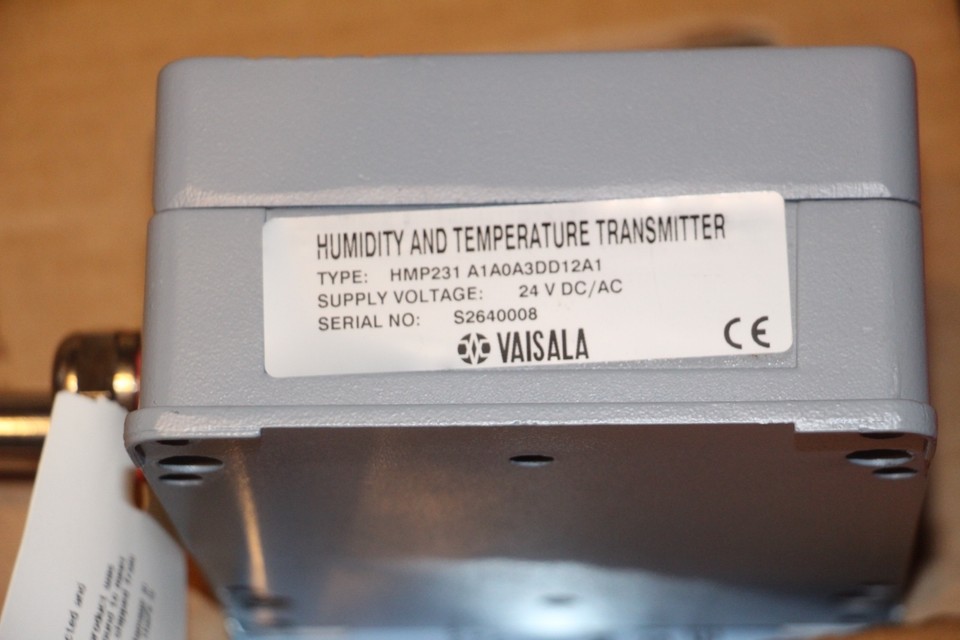 Vaisala HMP231-A1A0A3DD12A1 Humidity /Temperature Transmitter 24VAC/DC ...