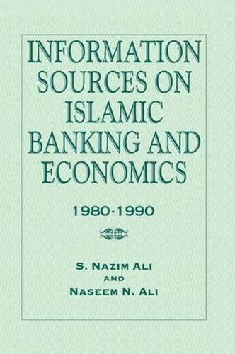 S. Nazim Ali Na Information Sources on Islamic Banking a (Paperback ...