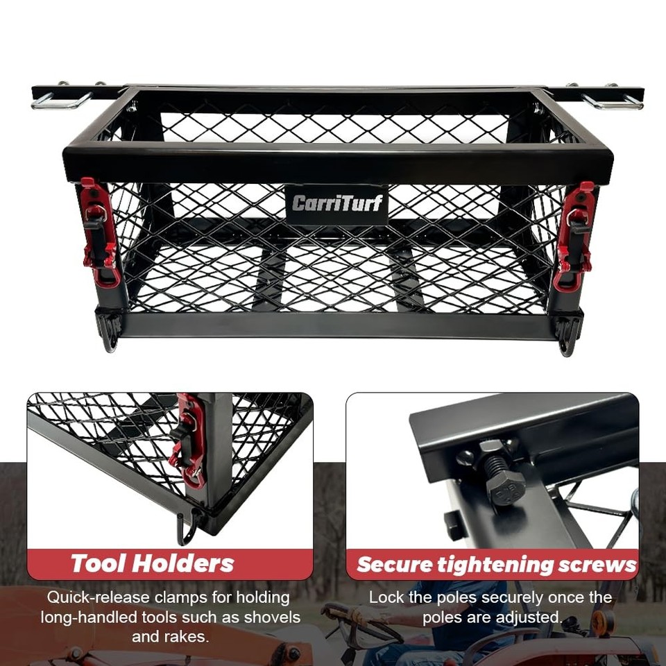 Heavy Duty Tractor Tool Box Universal-Fitting Tractor Tool Tray ...