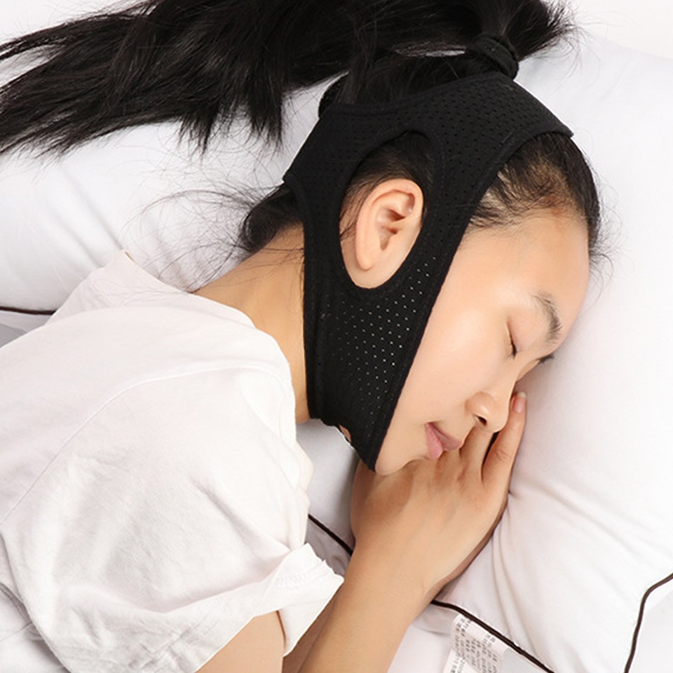 Stop Snoring Chin Support Prevention Headband Adjustable Anti-snoring ...