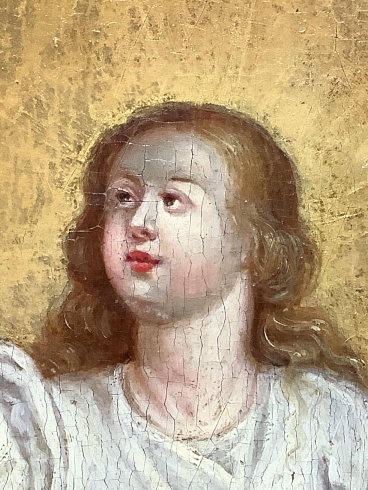 17h Century Putti Angel Assumption Virgin Flemish Dutch RUBENS Oil ...