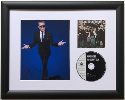 Suggs / Madness / Signed Photo / Autograph / Framed / COA | eBay UK