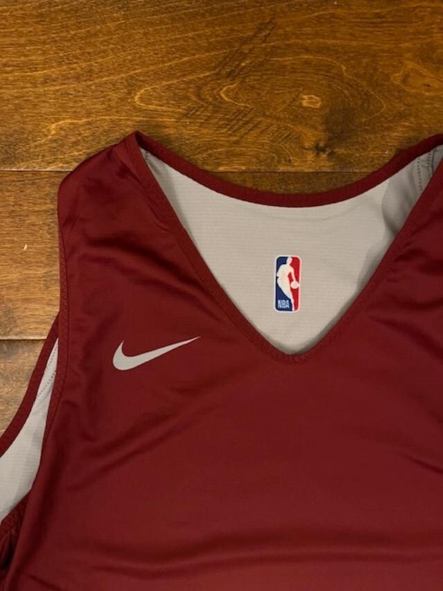NIKE NBA AUTHENTICS Player Maroon / Gray Men's Reversible Practice ...