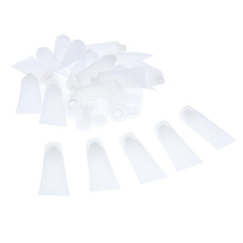 20 Pieces Empty Plastic Tube Bottles, Refillable Sample Bottles Vials ...