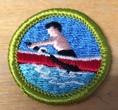 BOY SCOUTS ROWING MERIT BADGE TYPE G NEW | eBay UK