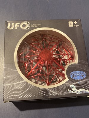 UFO Red Interactive Aircraft with Blinking Lights and High Low Speed ...