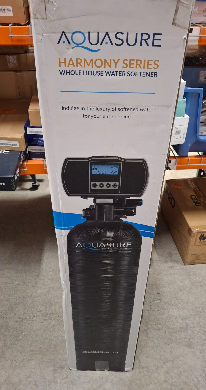 Aquasure Water Softener Resin Tank For 1-3 Bathrooms 48,000 Grains ...