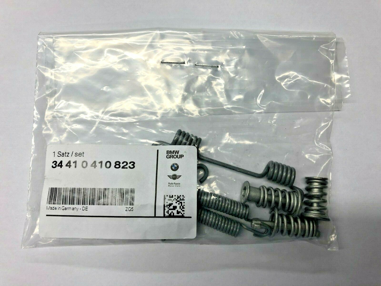 Genuine BMW Rear Brake Shoe Spring & Clip Set 34410410823 E46/E87/E90 ...