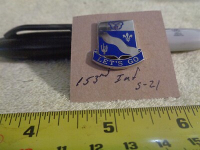153rd Infantry S-21 Unit Crest, DI, DUI (DRAW#231) | eBay