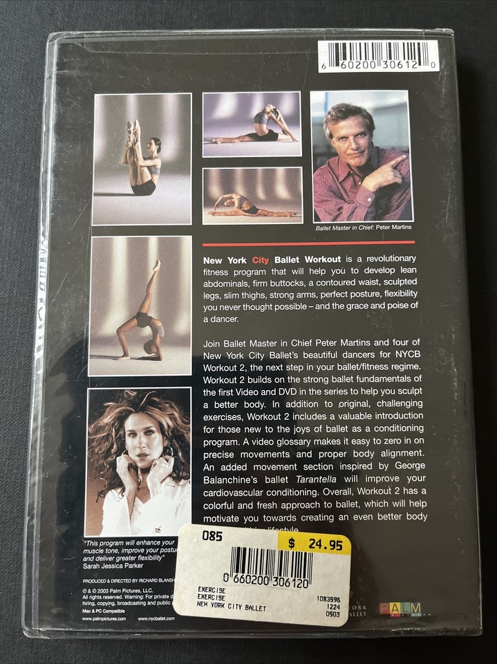 New York City Ballet Workout DVD Exercise & Fitness (2003) Quality ...