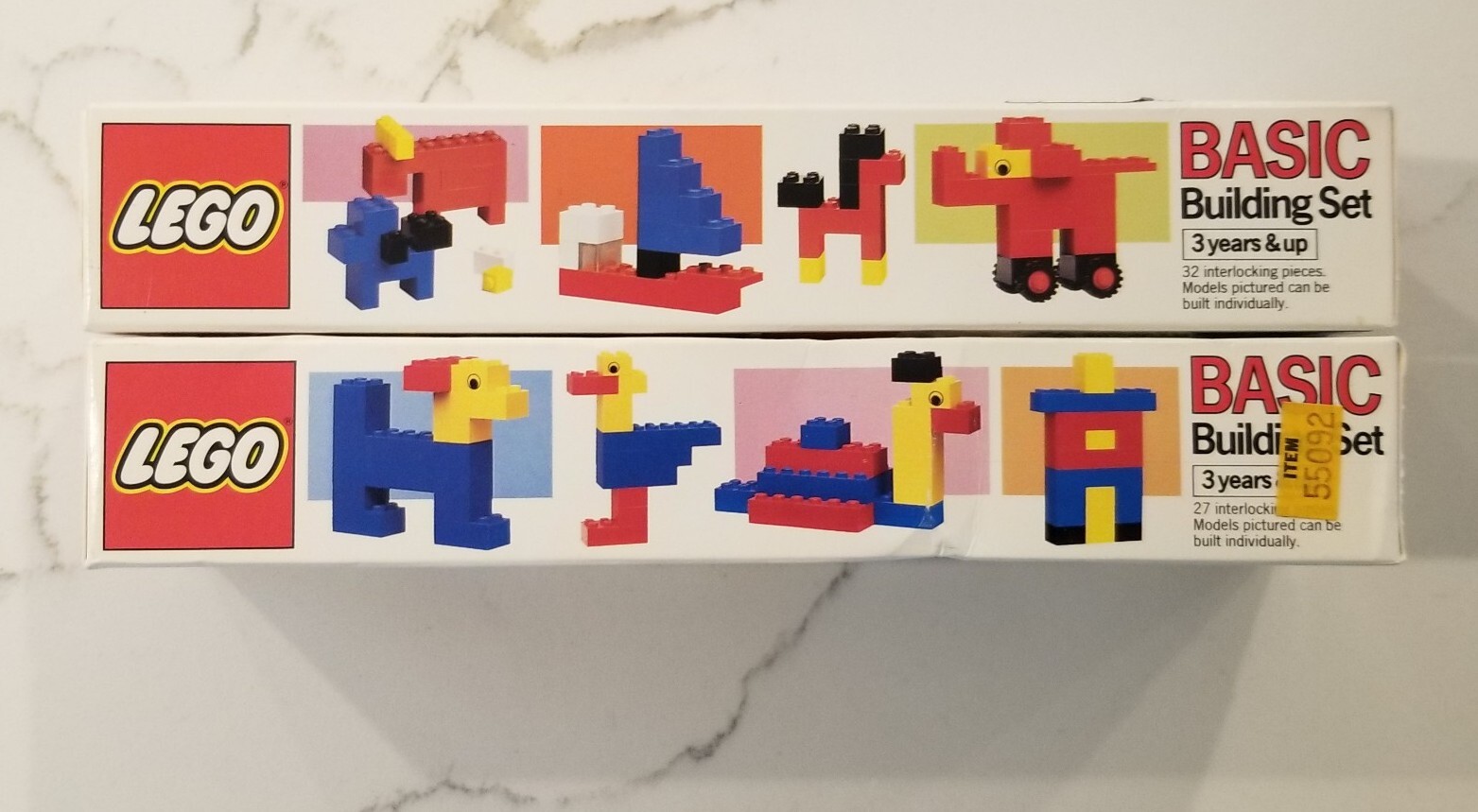 Lego Basic Building Set 1560 & 1562 Lot New Crest Promotional Item 1985 | eBay