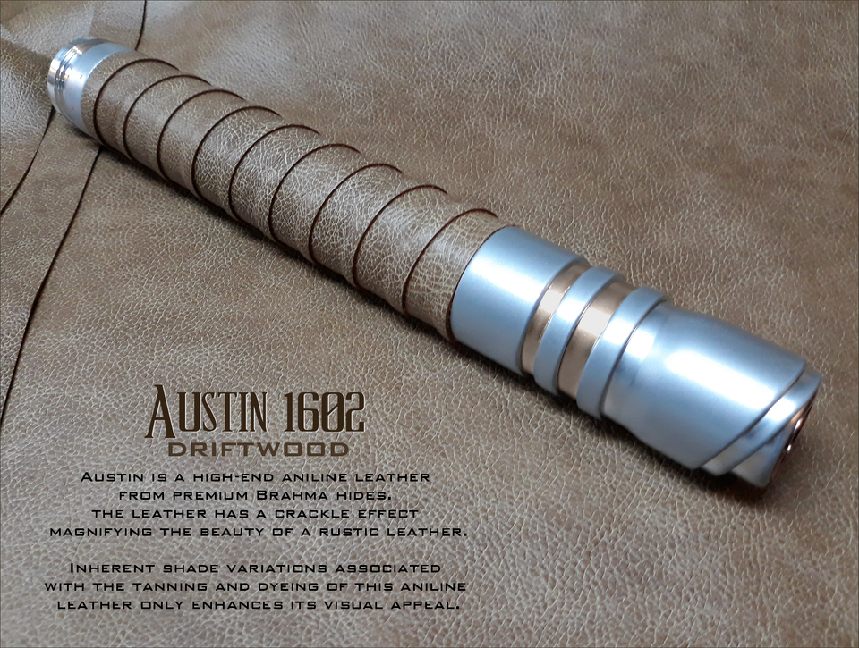 LEATHER WRAPS GENUINE COWHIDE 4FT. LIGHT SABER HILT WRAP, AXE, KNIFE ...