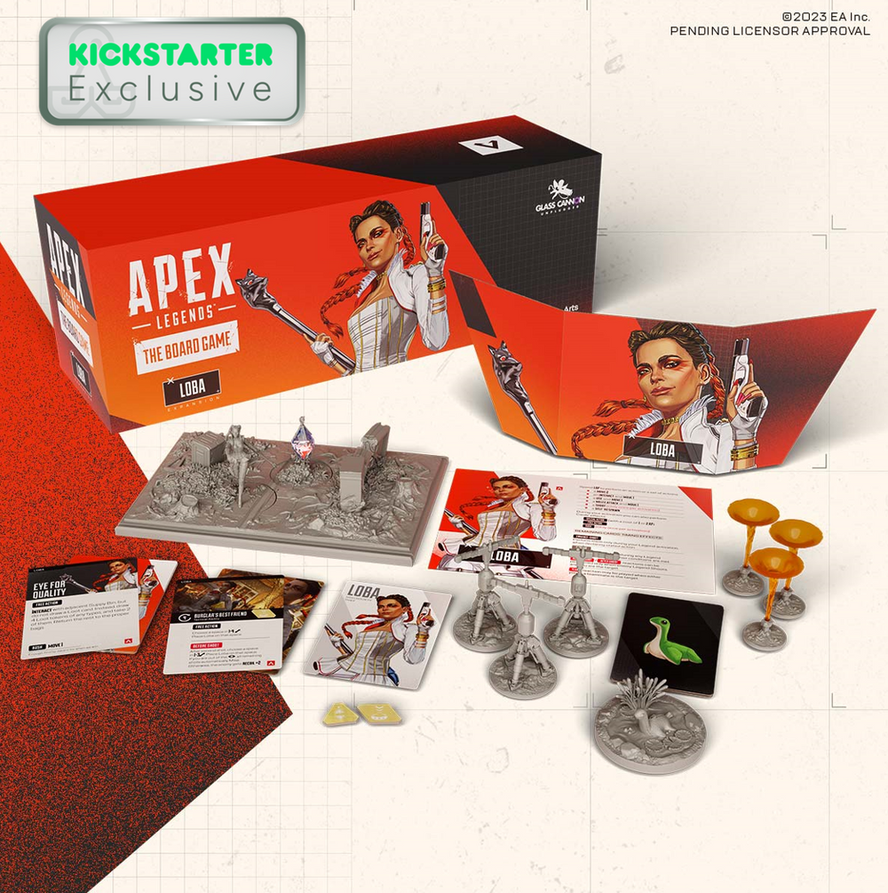 Kickstarter exclusive Loba Expansion -for- Apex Legends: the board game ...