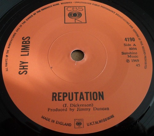 SHY LIMBS "Reputation"/"Love"- REPRO / RE-ISSUE - Hear it | eBay