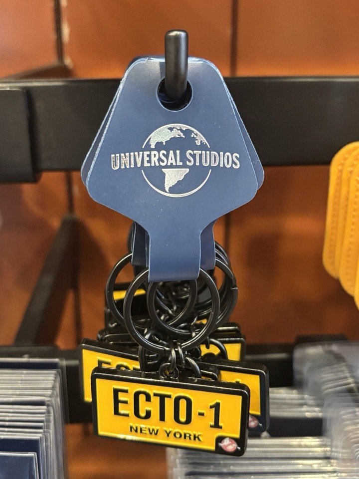 Universal Studios Ghostbusters Ecto-1 License Plate Keychain | eBay