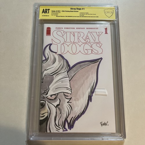 Stray Dogs #1 (Image 2021) CBCS ART SIGNED/SKETCHED TONE RODRIGUEZ | eBay